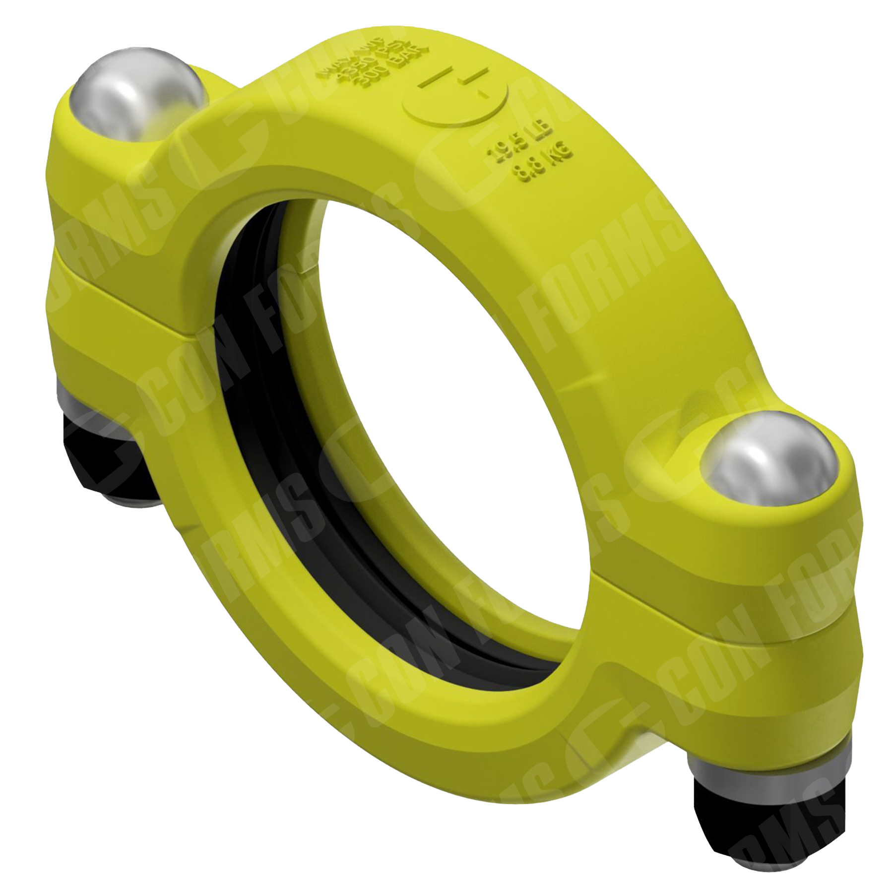 Two-Bolt Coupling/Clamp - Coupling/Clamp | Two-Bolt | ID: 10" | HD | w ...