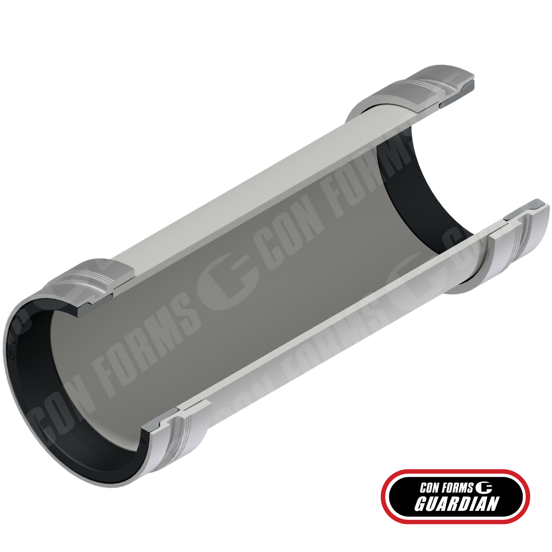 Guardian Plus Deck Pipe - Deck Pipe | ID: DN125/4.8" | OAL: 74" | WT:6 ...